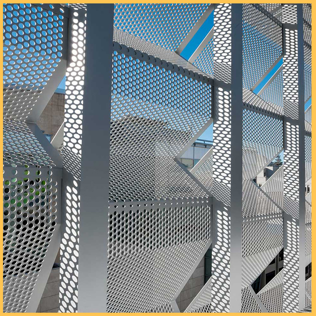 Perforated Aluminum & Stainless Security Screens