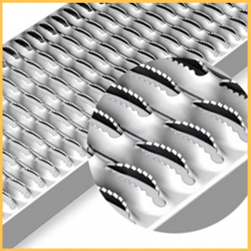 China Perforated Serrated Grating Manufacturer